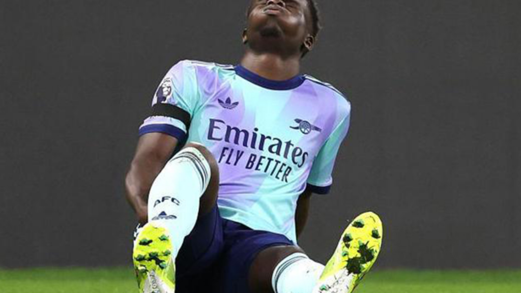 Big Blow for Arsenal as Saka Ruled Out with Hamstring Injury - Afroballers